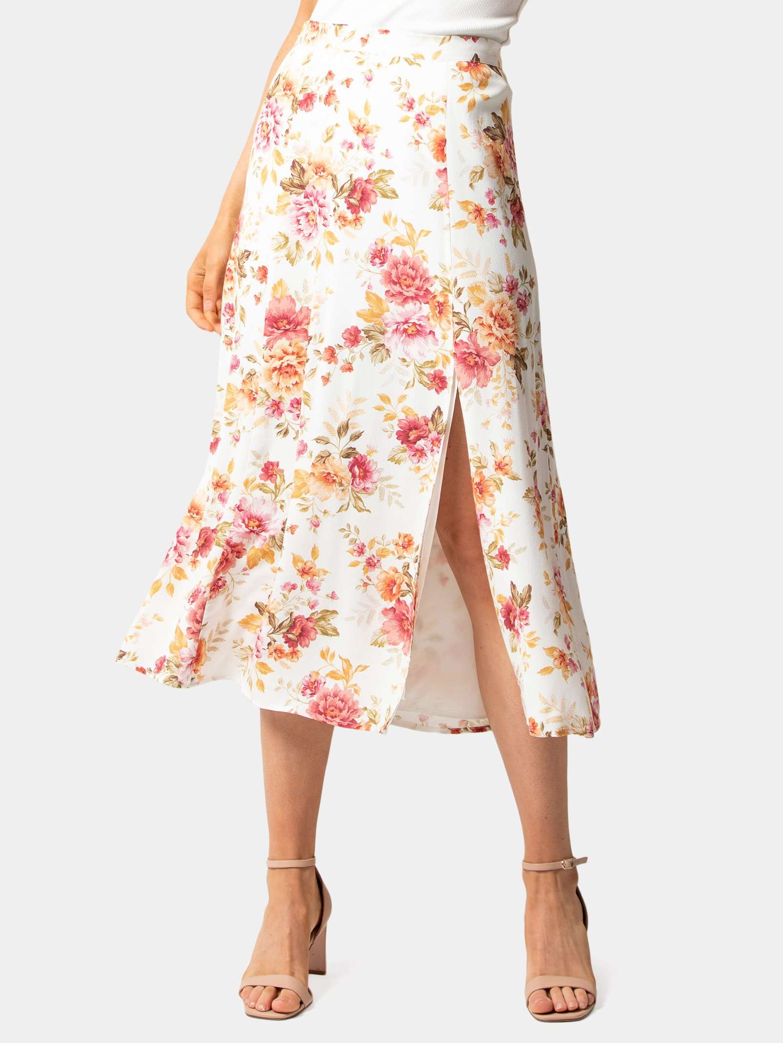 Buy Ellie Split Midi Skirt - Forever New